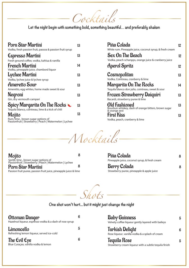 Losh Bar and Grill | Fine Mediterranean Dining Experience